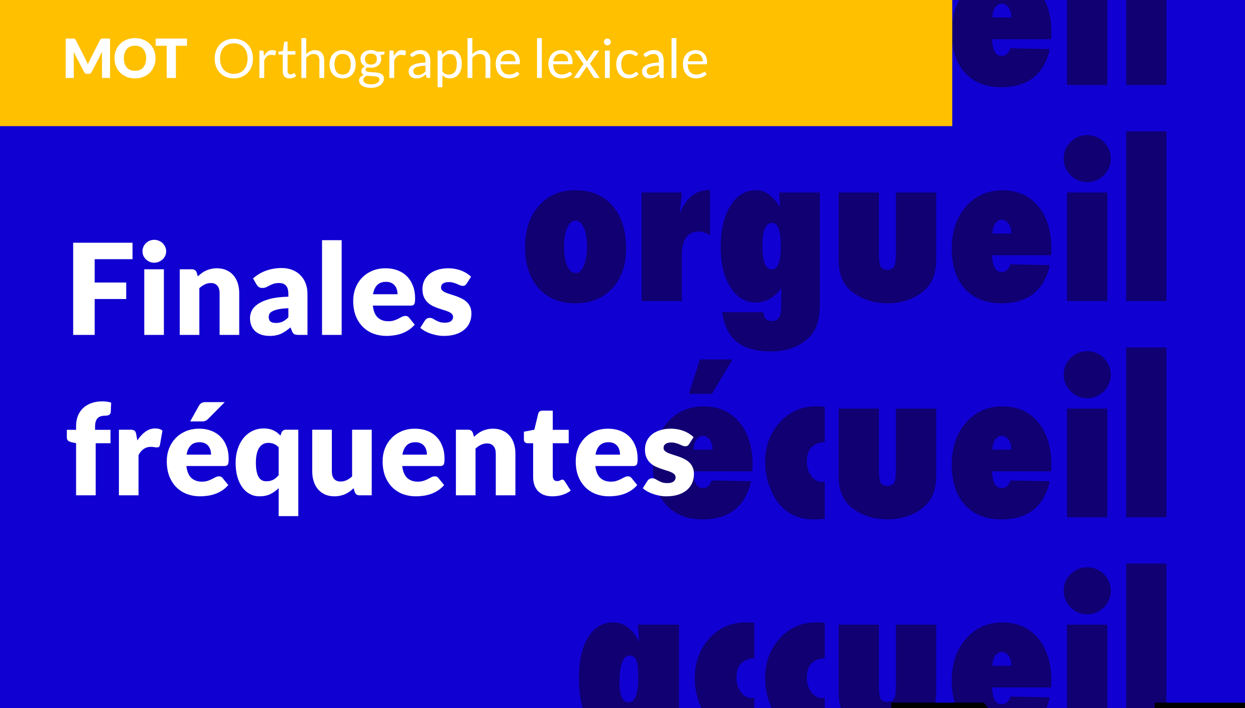 Mot - Améliorer ses écrits