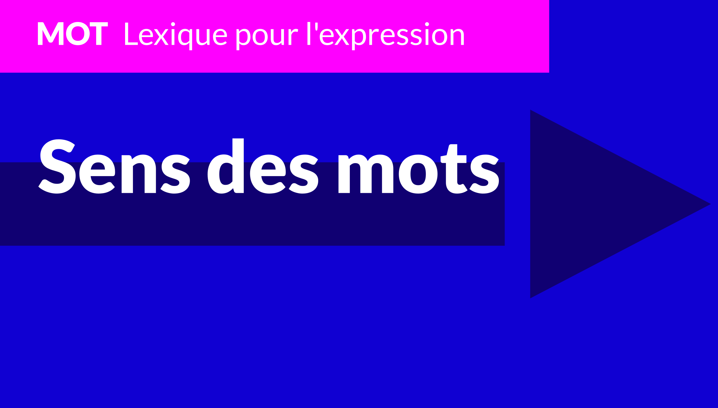 Lexique pour l’expression - Améliorer ses écrits