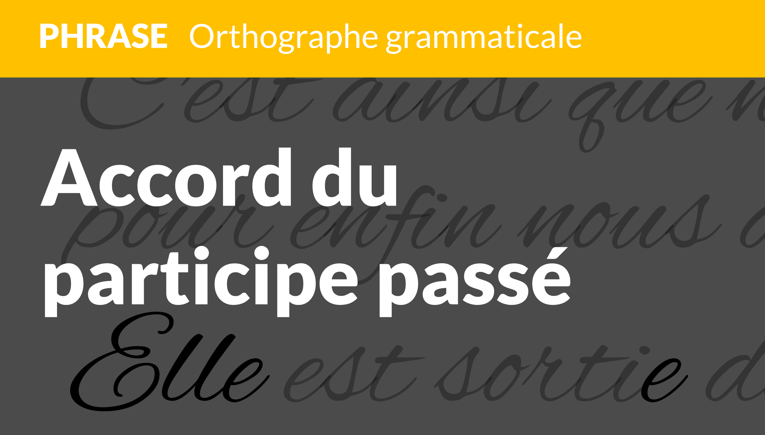Phrase - Améliorer ses écrits
